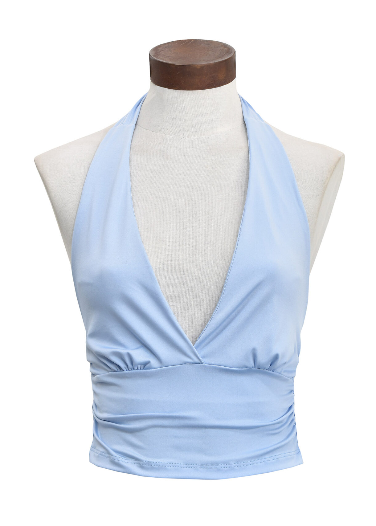 Top halter con frunce MILEVA – Ellui Line